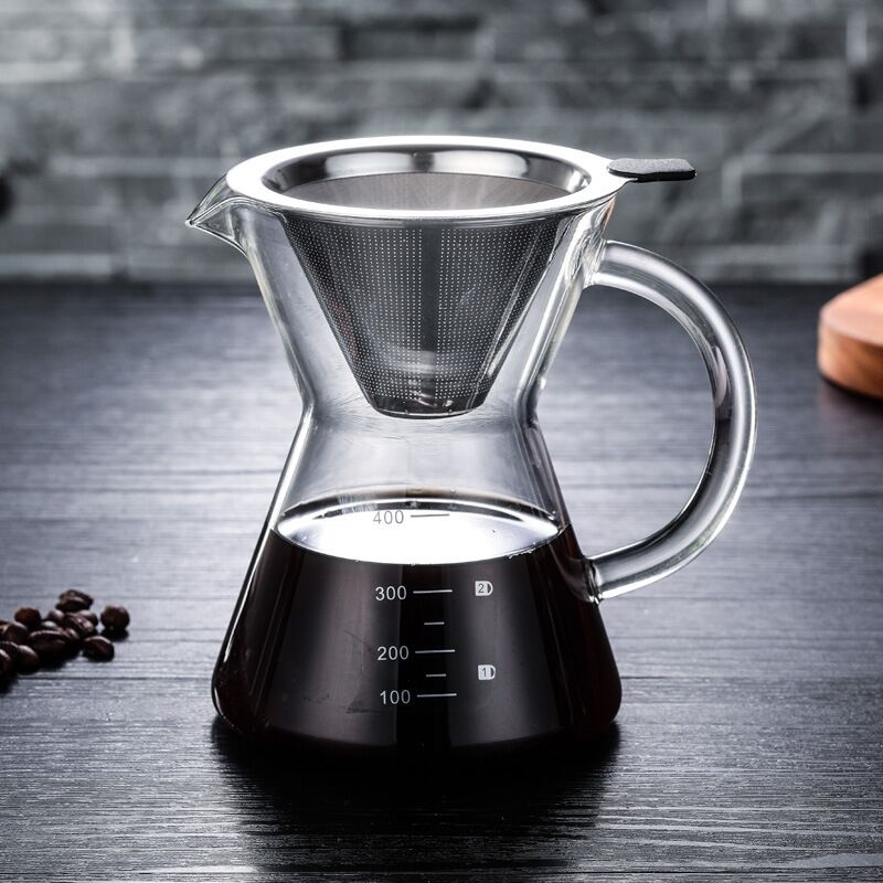 400ml glass coffee dipper