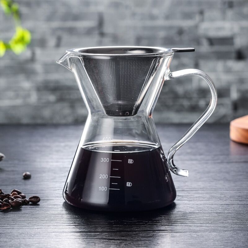 400ml glass coffee dipper