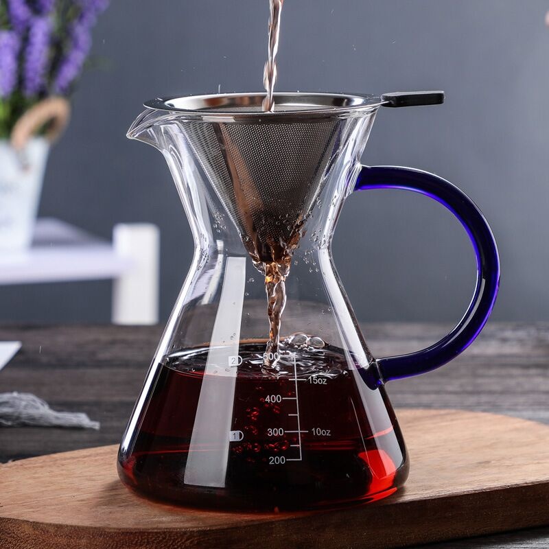 glass coffee dipper
