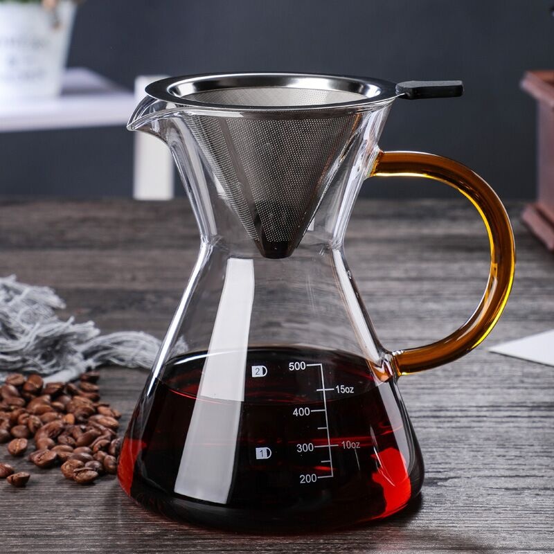 glass coffee dipper
