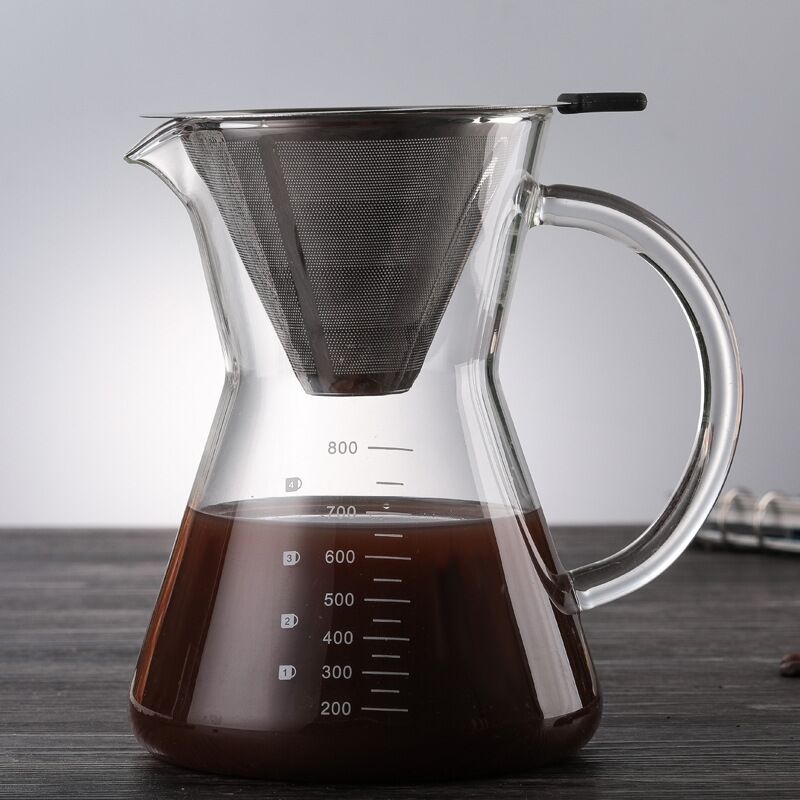 glass coffee dipper